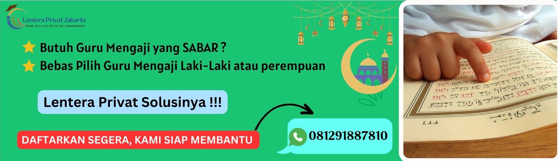 LES PRIVAT MENGAJI TERBAIK DI JAKARTA | Lentera Privat LES PRIVAT MENGAJI TERBAIK DI JAKARTA | Lentera Privat